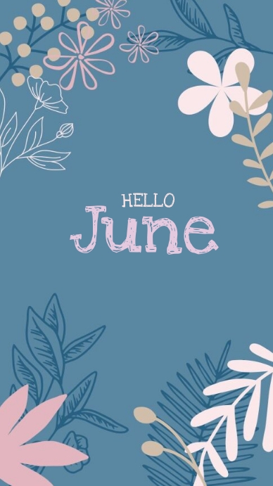 Hello June Template | PosterMyWall