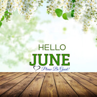 Hello June Instagram Post Template | PosterMyWall