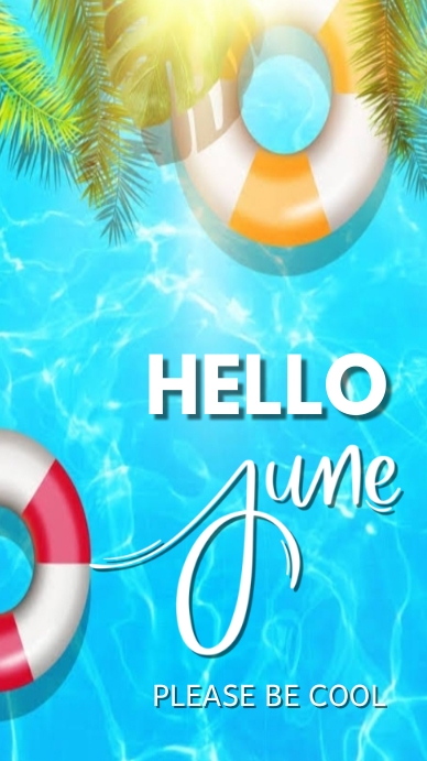 Copy of Hello June Instagram story. | PosterMyWall