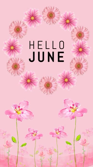 Plantilla de Hello June Post | PosterMyWall