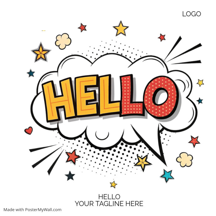 Copy of HELLO LOGO | PosterMyWall