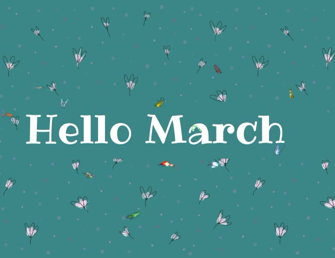 Hello March Template | PosterMyWall