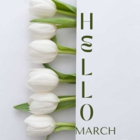 Hello march card Template | PosterMyWall