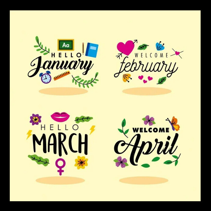 Hello march Template | PosterMyWall