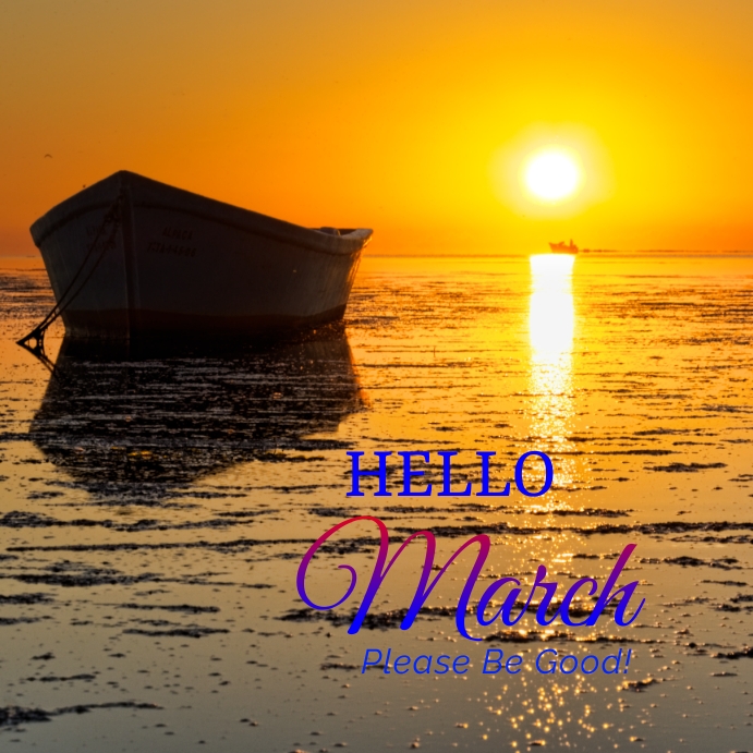 Hola Folleto de Plantilla de Marzo | PosterMyWall