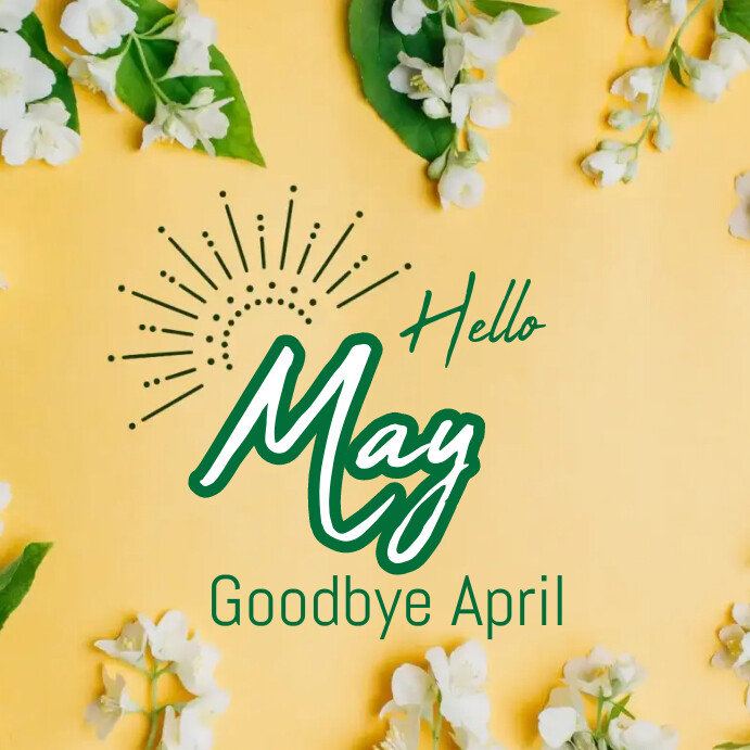 Plantilla de Hello may, Instagram post, template | PosterMyWall