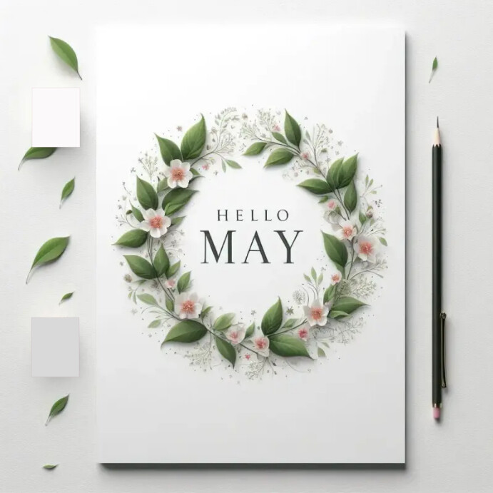 Hello May Template | PosterMyWall