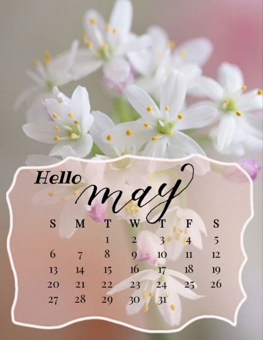 hello may Template | PosterMyWall