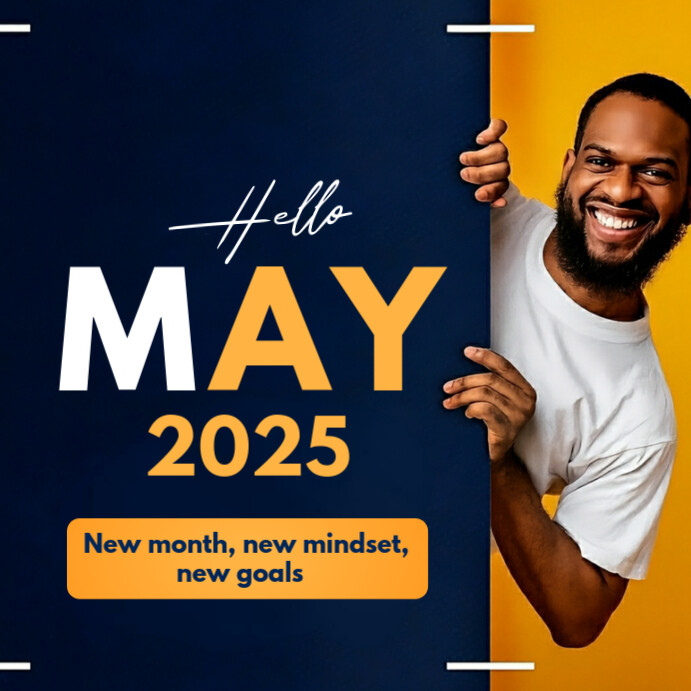 Copy of Hello may design | PosterMyWall