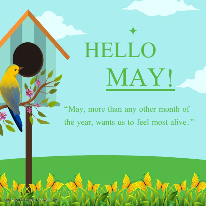Copy of Hello May | PosterMyWall