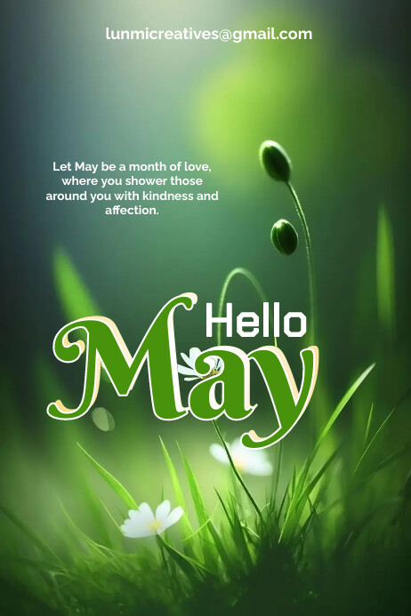 Plantilla de Hello May | PosterMyWall
