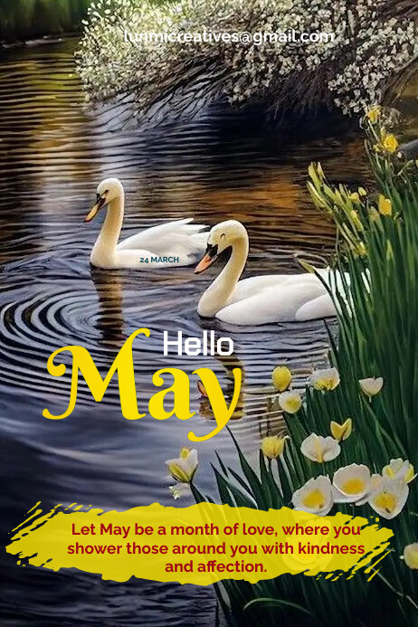 Hello May Template | PosterMyWall