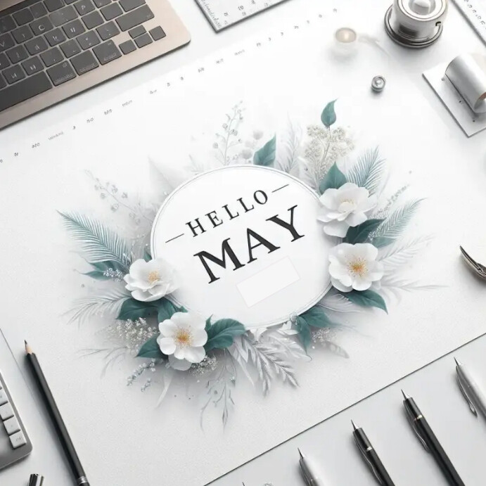 Hello May Template | PosterMyWall