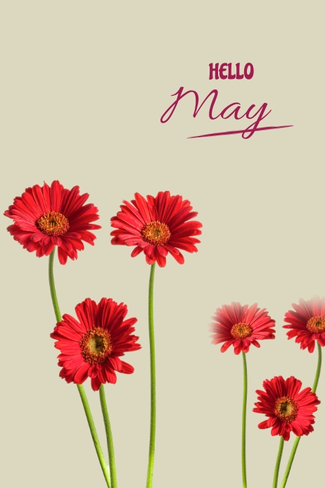 Hello may Flyer Template | PosterMyWall
