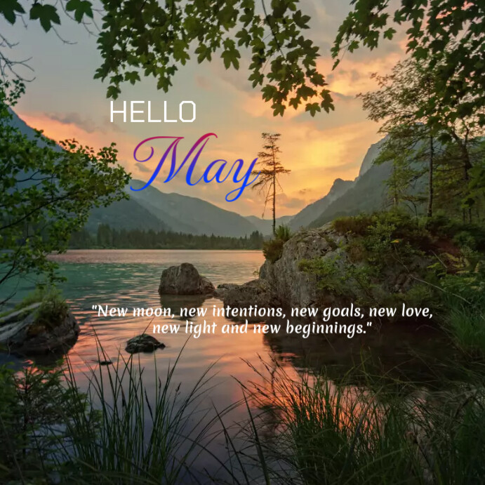 Hello May Instagram Post Template | PosterMyWall