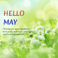 Hello May Instagram Post Template | PosterMyWall