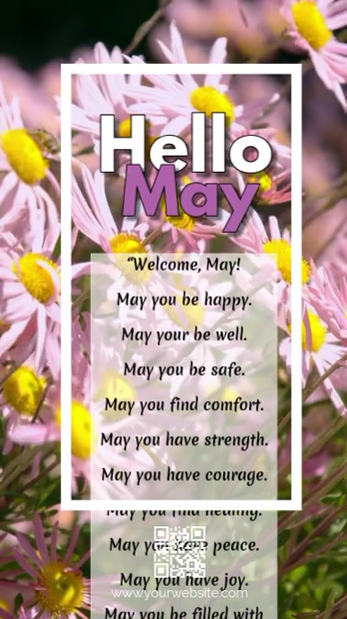 hello may instagram story Template | PosterMyWall