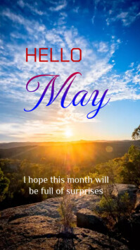 Hello May Instagram Post Template | PosterMyWall