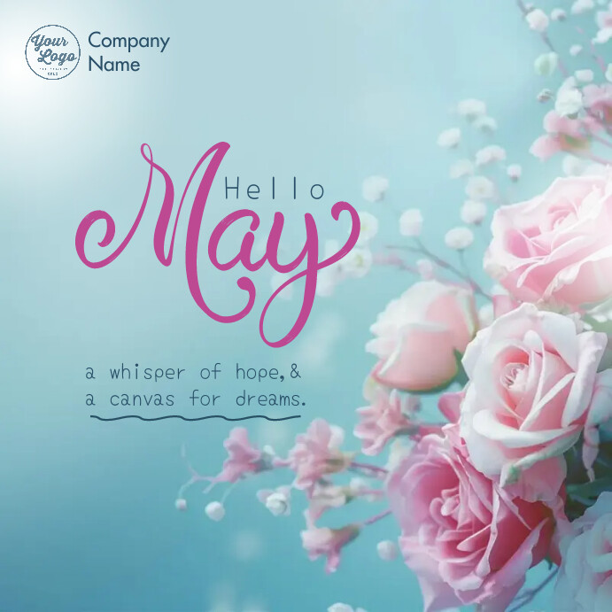 Plantilla de Hello May New Month | PosterMyWall