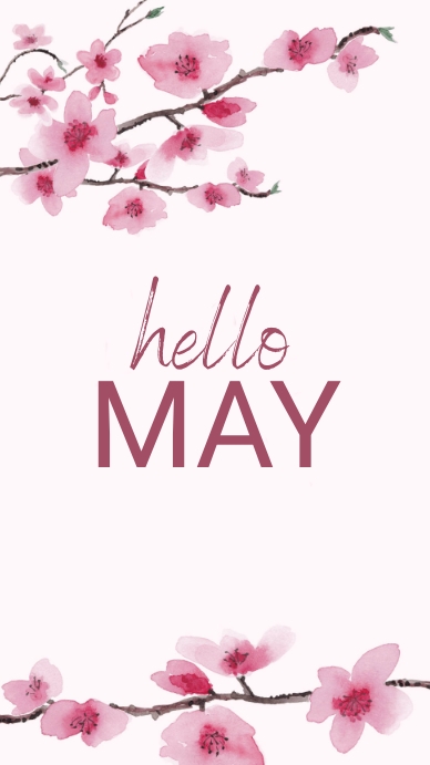 Hello May Post Template | PosterMyWall