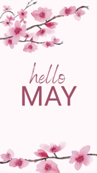Plantilla de hello may template | PosterMyWall