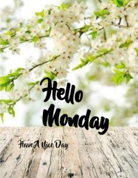 Hello monday Template | PosterMyWall