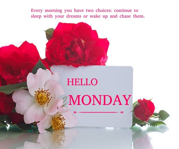 Hello Monday Template | PosterMyWall