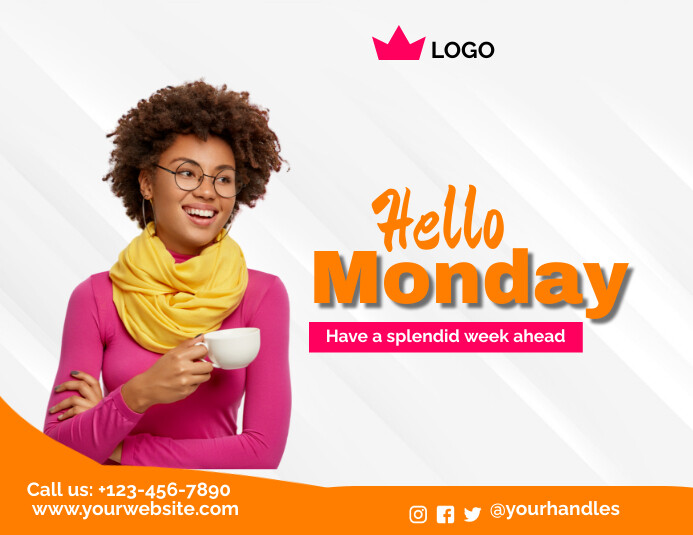 Hello Monday Template | PosterMyWall