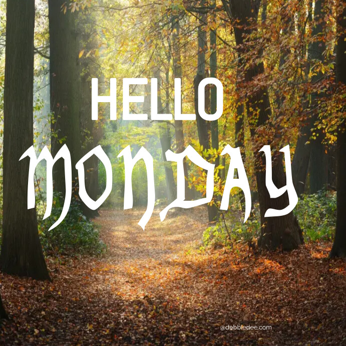 Modèle Hello Monday | PosterMyWall