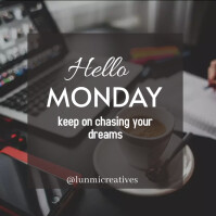 Hello Monday Template | PosterMyWall