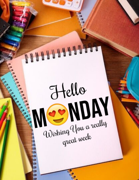 Hello Monday Template | PosterMyWall