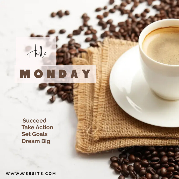 Hello Monday Greetings Template | PosterMyWall