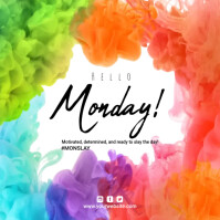HELLO MONDAY Template | PosterMyWall