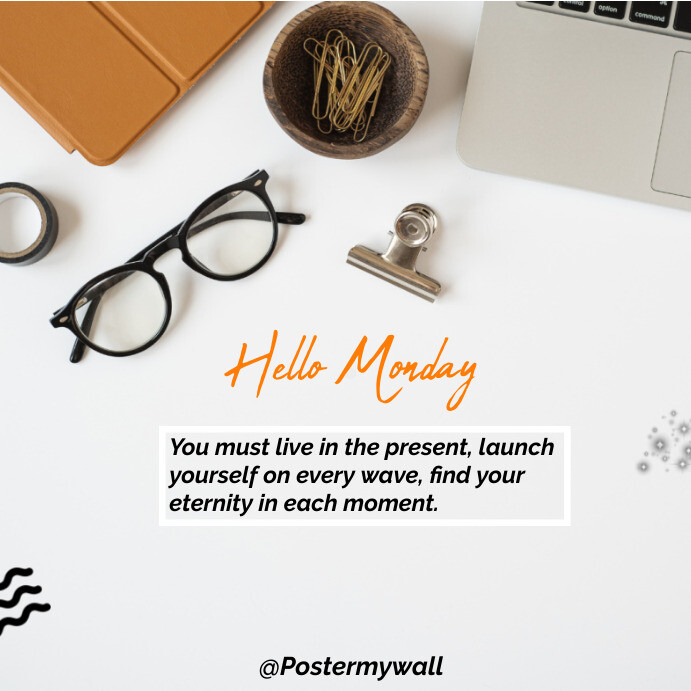 Hello Monday Instagram Post Template | PosterMyWall