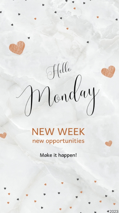 Hello MONDAY INSTAGRAM STORE Template | PosterMyWall