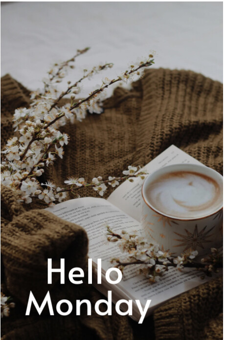 Modèle Hello Monday Poster design 2024 | PosterMyWall