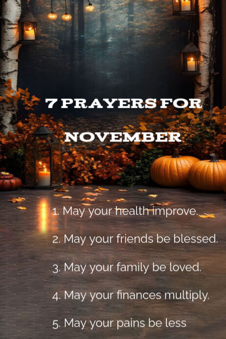 Copy of Hello November | PosterMyWall