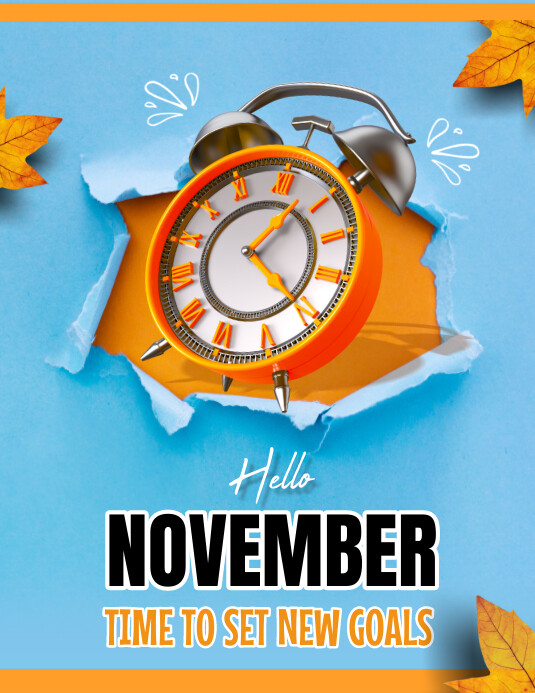 Hello november Template | PosterMyWall