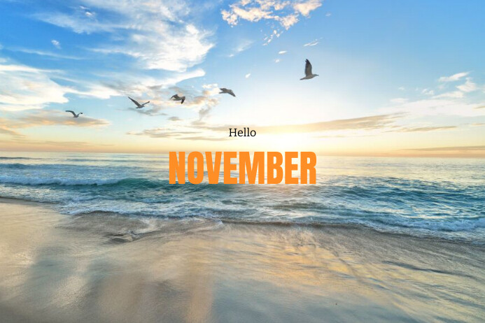 hello november Template | PosterMyWall