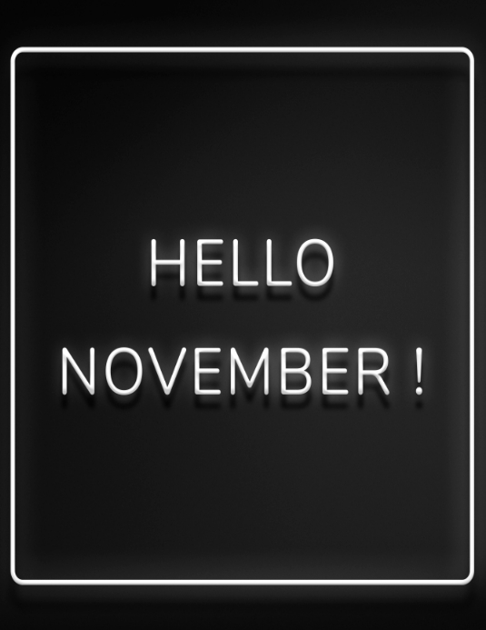 Hello November flyer Template | PosterMyWall