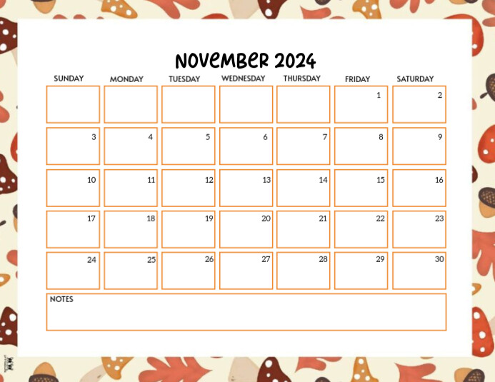 Hello november template | PosterMyWall