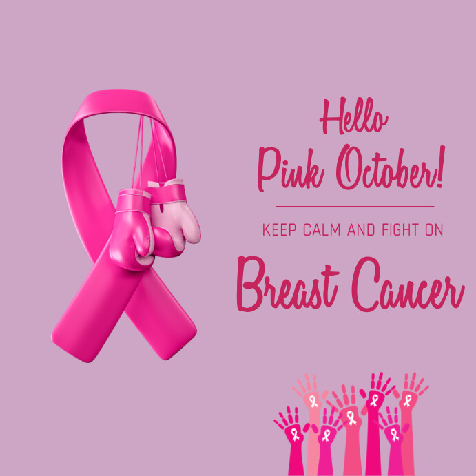 Copy of hello october,breast cancer month (1) | PosterMyWall