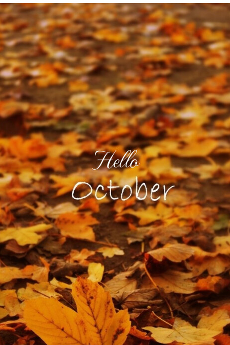 Hello October Template | PosterMyWall