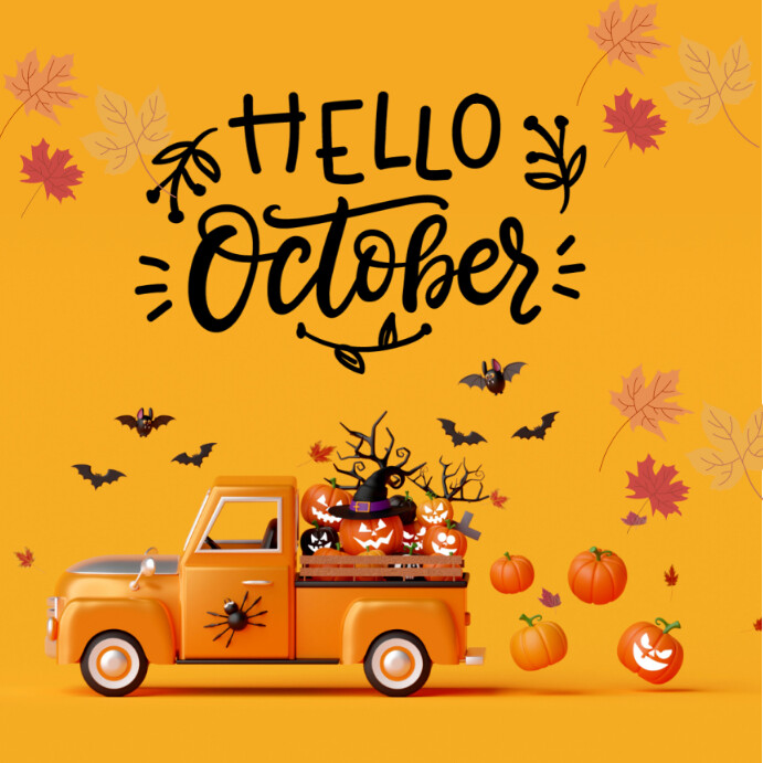Copy of Hello October | PosterMyWall
