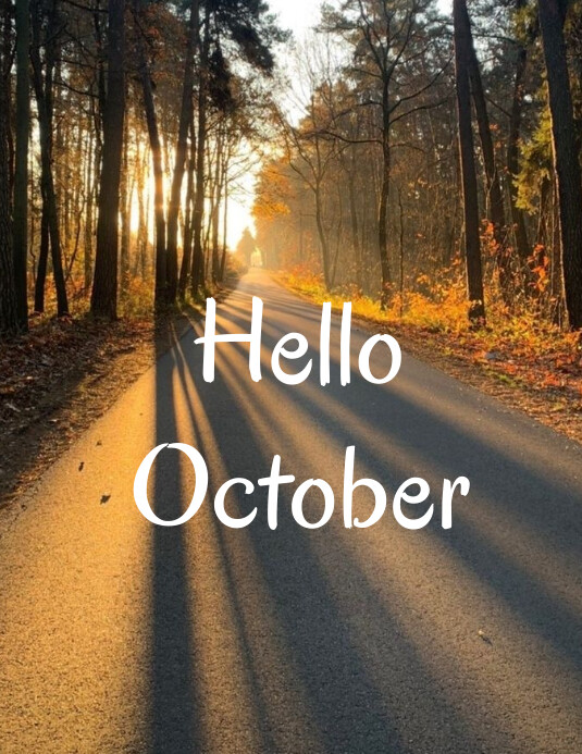 Copy of Hello October | PosterMyWall