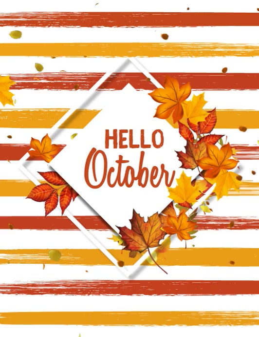 Copy of Hello October | PosterMyWall