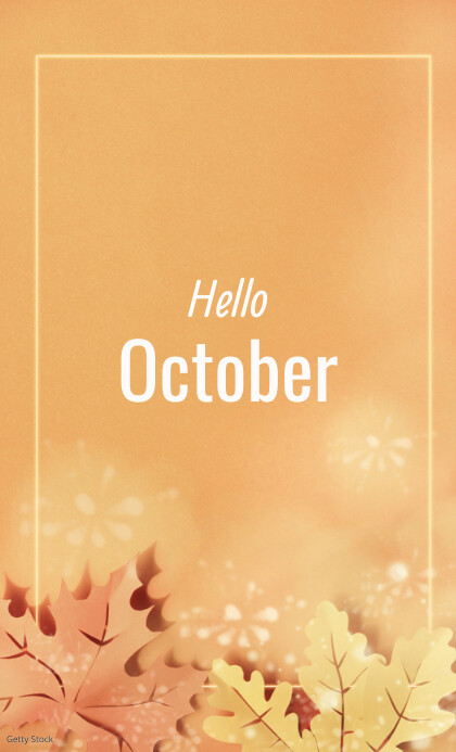 Hello October Flyer Poster Template | PosterMyWall