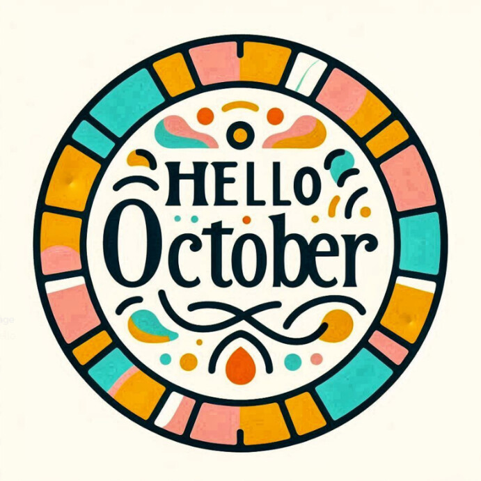 Hello October Instagram Post Template | PosterMyWall