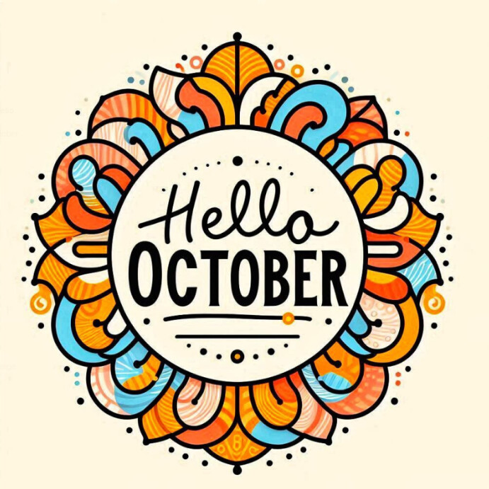 Plantilla de Hello October Instagram Post | PosterMyWall