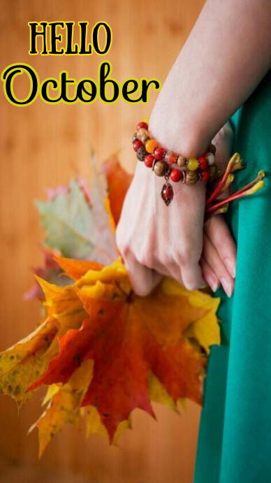 Hello october instagram story Template | PosterMyWall